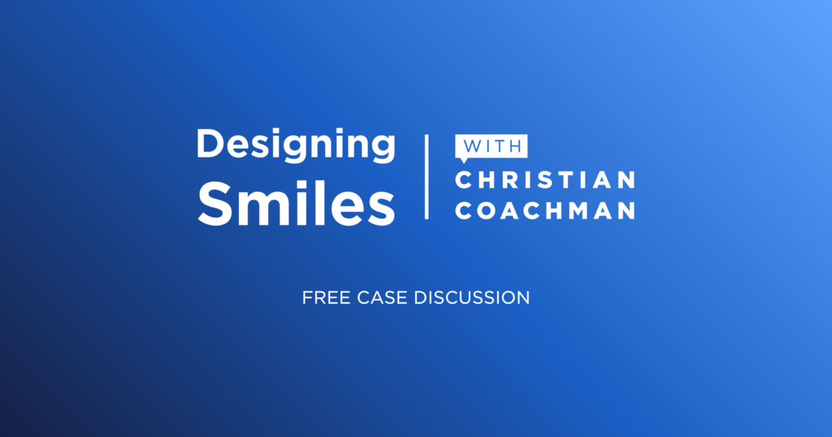 Smile Design case discussion with Christian Coachman